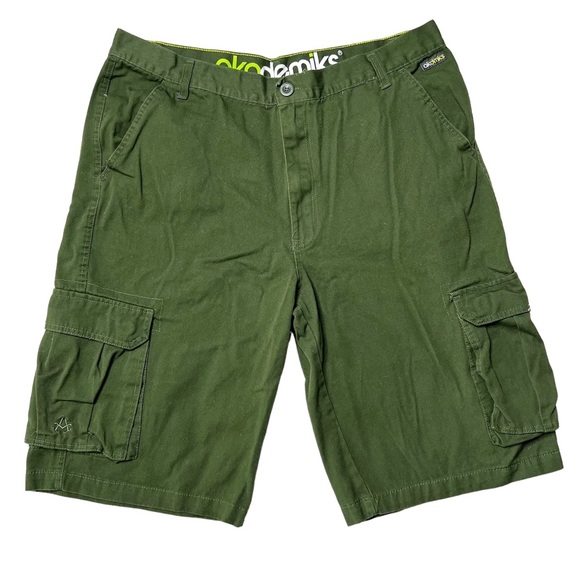 Akademiks | Shorts | Akademiks Cotton Cargo Shorts 3 In Olive Green ...
